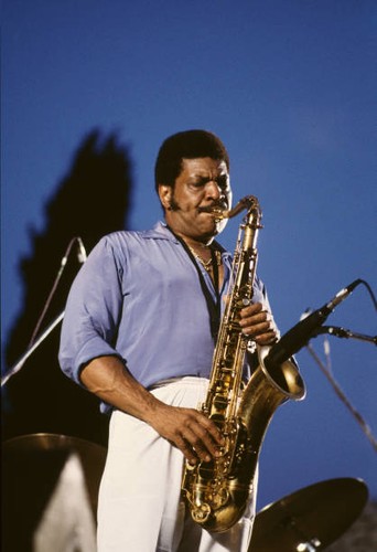 George Coleman Us Jazz Saxophonist Playing The Saxophone 1985 Old Photo ...