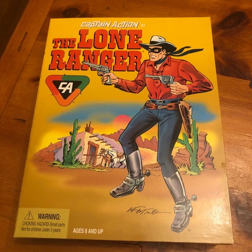 1998 CAPTAIN ACTION as The Lone Ranger with White Bandana 12" MIB ...