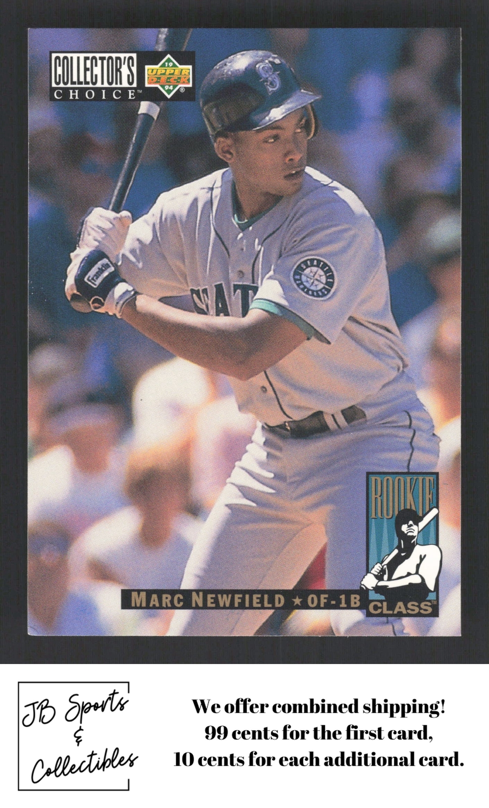 1994 Upper Deck Collector's Choice - Rookie Class #14 Marc Newfield for ...
