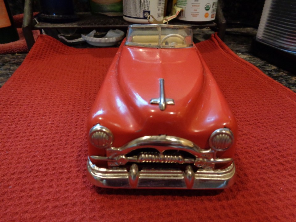 Beautiful Distler Tin Packard Convertible Toy Car U.S. Zone Germany ...