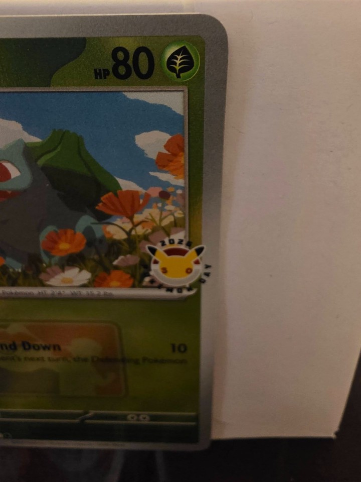Bulbasaur 001/132 MEG 2026 Pokemon Day League Promo PLAY Stamp Reverse ...