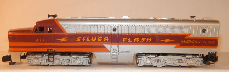 American Flyer Rare NEW? Dual Motor 477 Silver Flash Diesel Engine ...