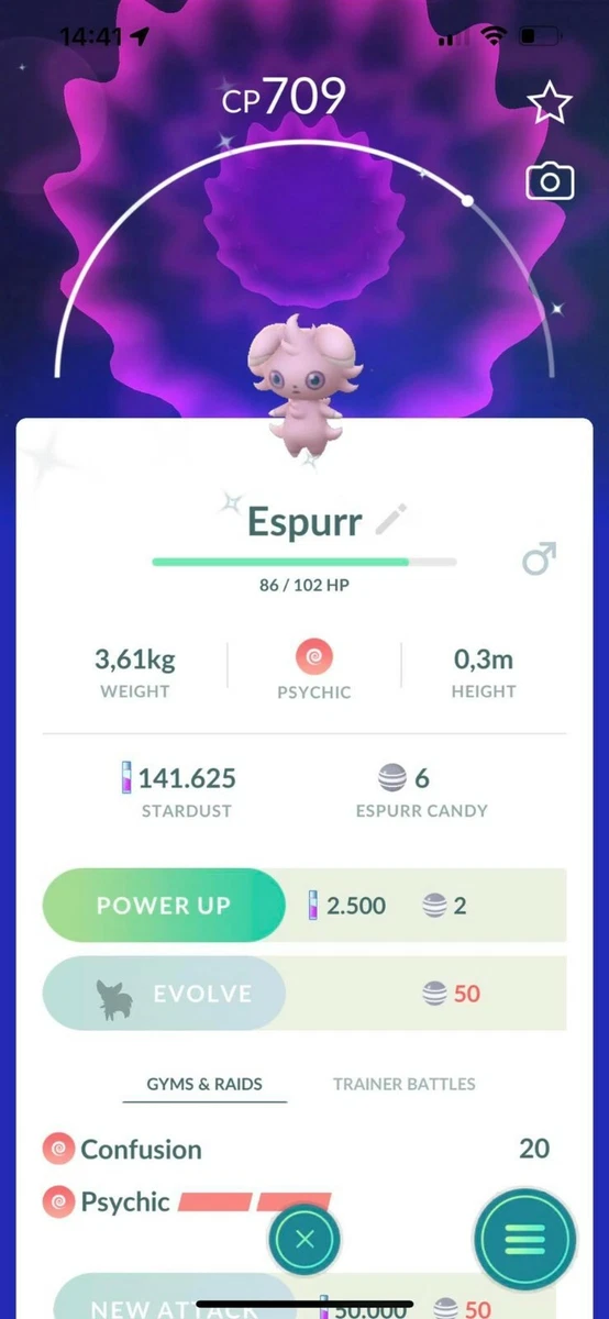 Shiny Espurr Evolution