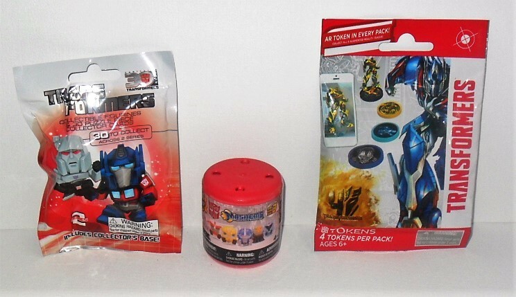 TRANSFORMERS LOT OF 3 MASHEMS SERIES 3 TOKENZ COLLECTIBLE FIGURINE 1 OF ...