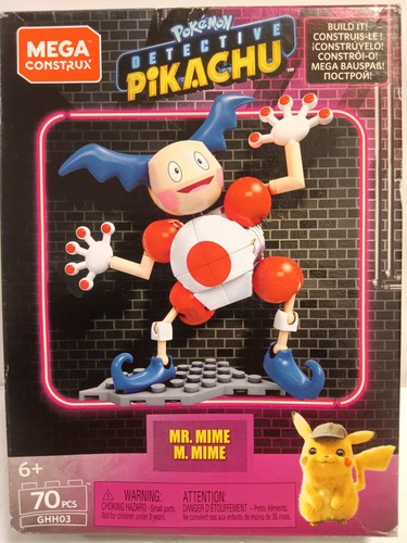 Mega Construx Pokemon Detective Pikachu Mr Mime Figure Set Brand New 70 ...