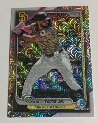 2024 Bowman Chrome Mega Box FERNANDO TATIS JR. Mojo Refractor Card #92 ...