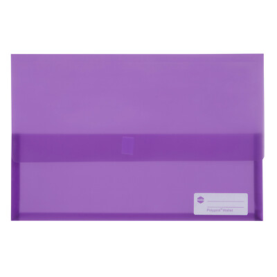 Marbig A4/Foolscap Polypick Document Wallet 2310019 - Purple | eBay