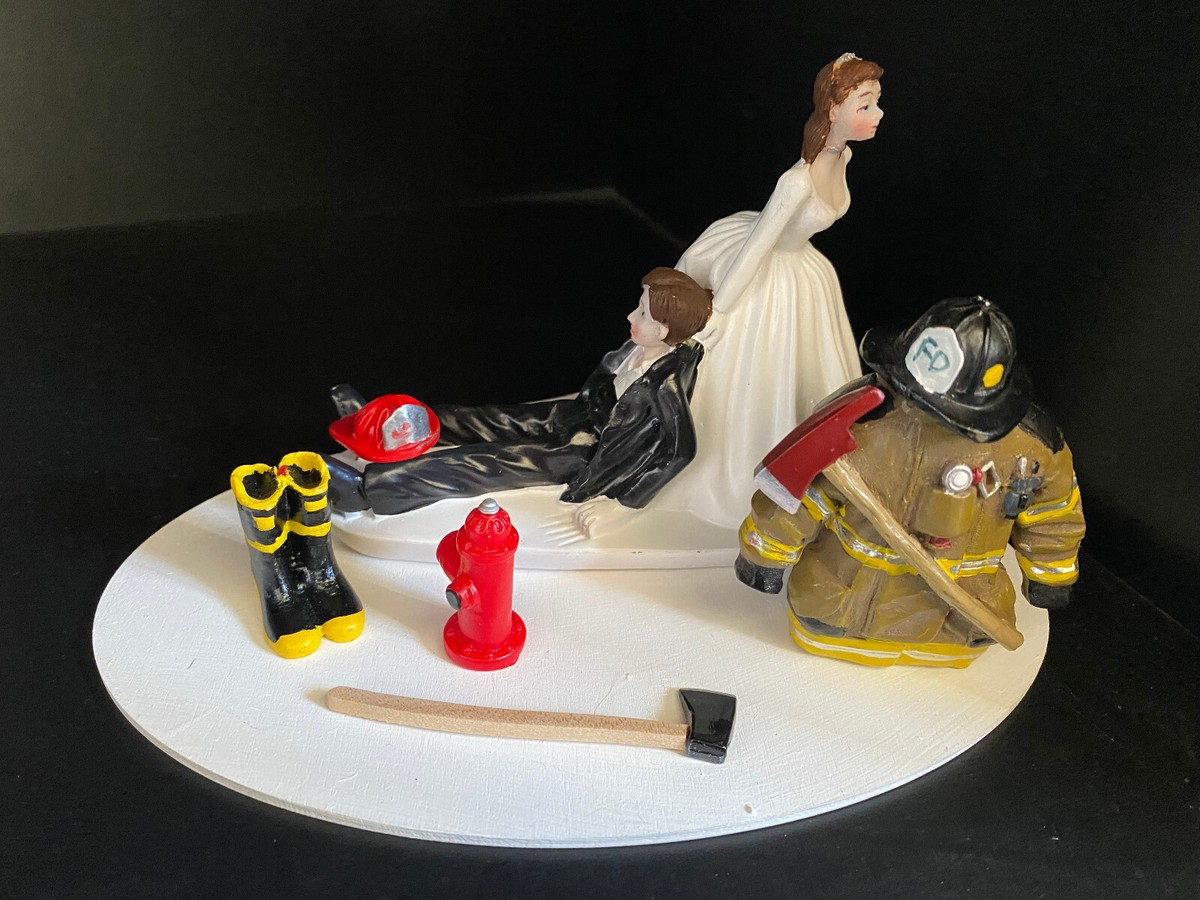 Fireman Cake Topper Fireman Sam Cake Topper Decoration Round Circle