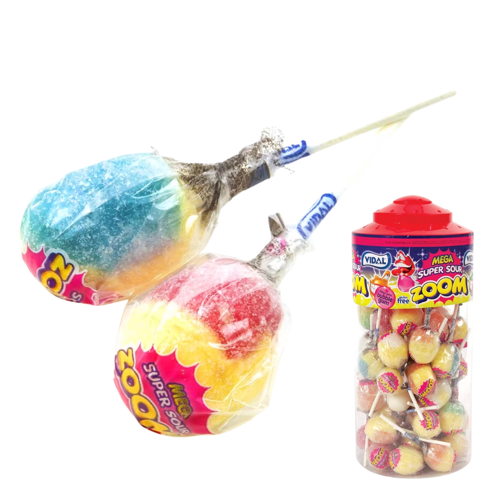 Vidal Sour Blue Raspberry Tongue Painter Lotta Lollies Zoom & Super ...