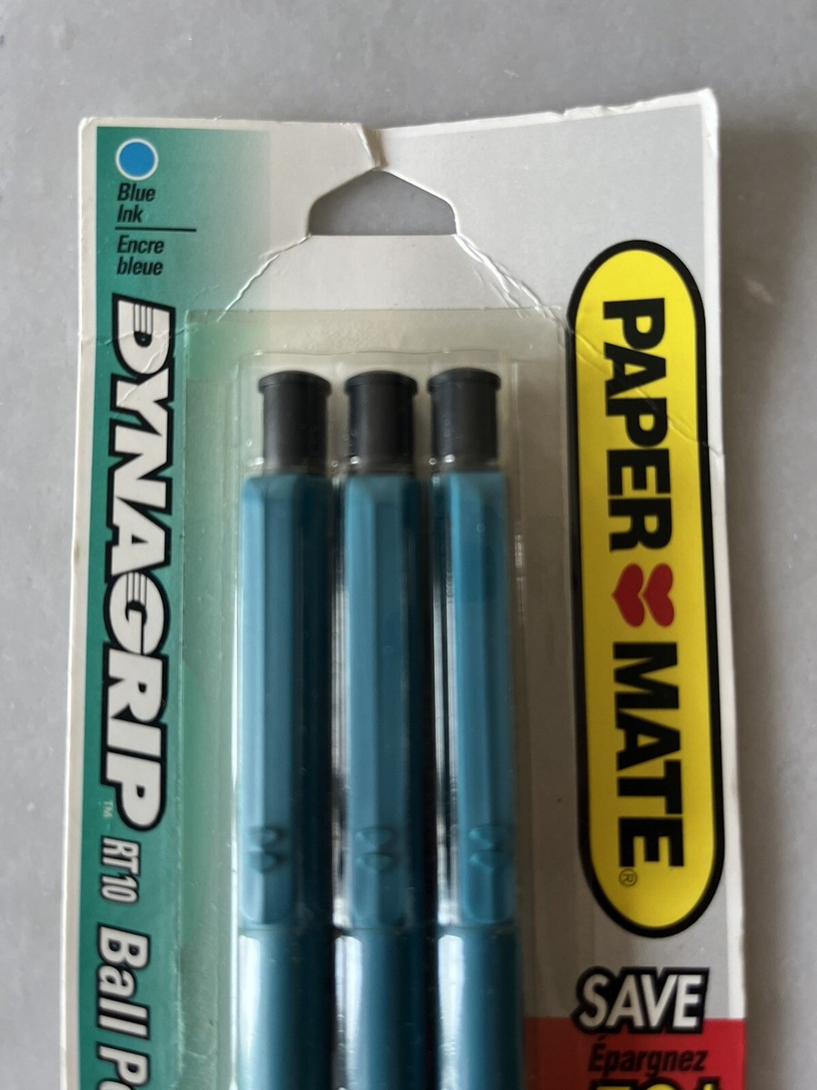 Vintage Papermate Dynagrip Rt10 Pen Med Point Purple Ink