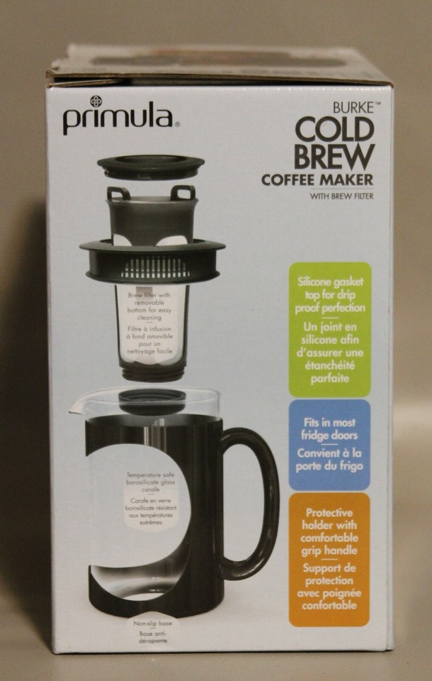 Primula Burke Glass Cold Brew Iced Coffee Maker with Removable Mesh ...
