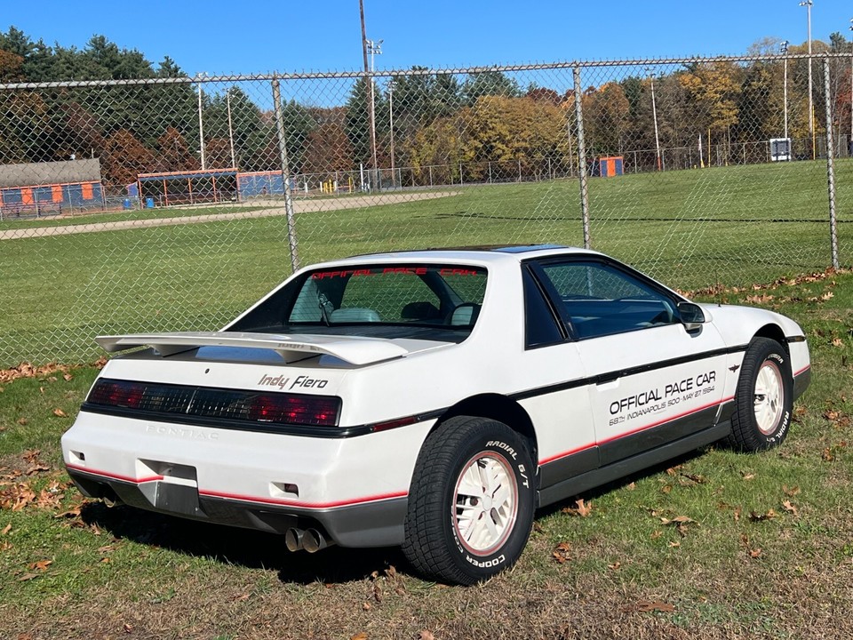 1984 Pontiac Fiero Rare Indy Edition Pontiac Fiero SE. Collector ...