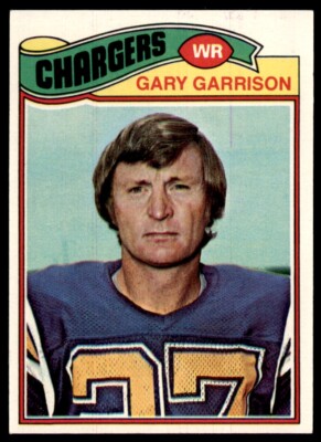 1977 Topps Gary Garrison Football Card San Diego Chargers #475 | eBay