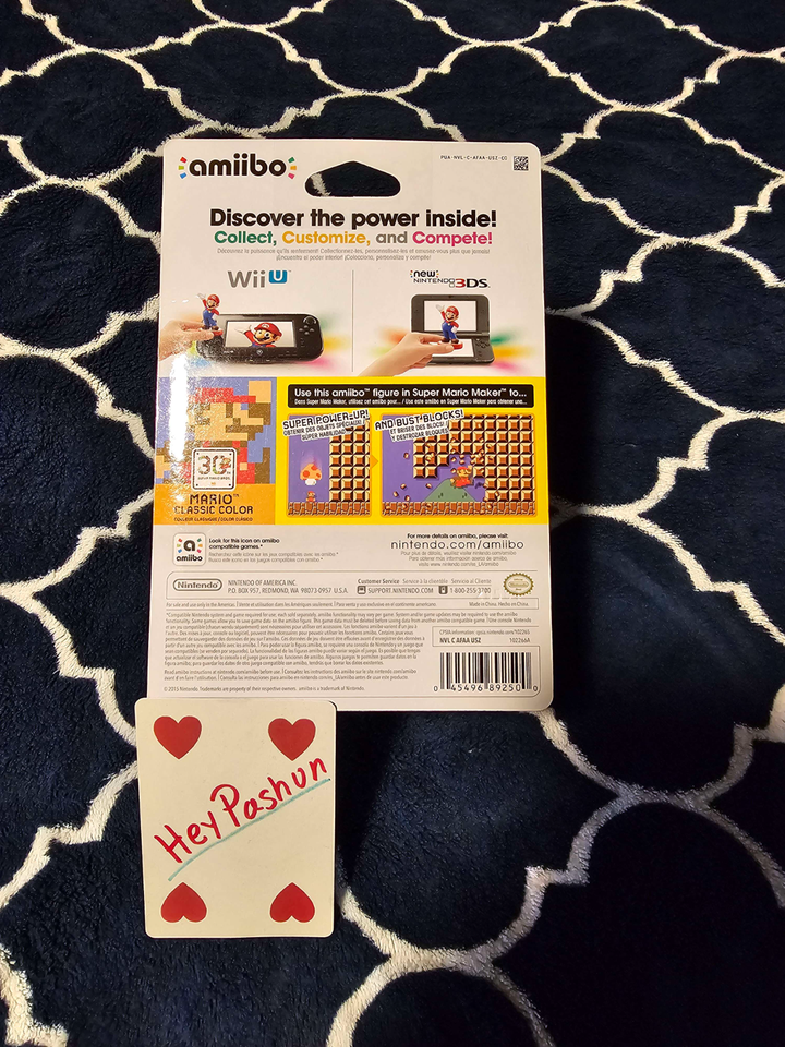 8-Bit Mario (Classic Color) 30th Anniversary Amiibo - US Version (New ...