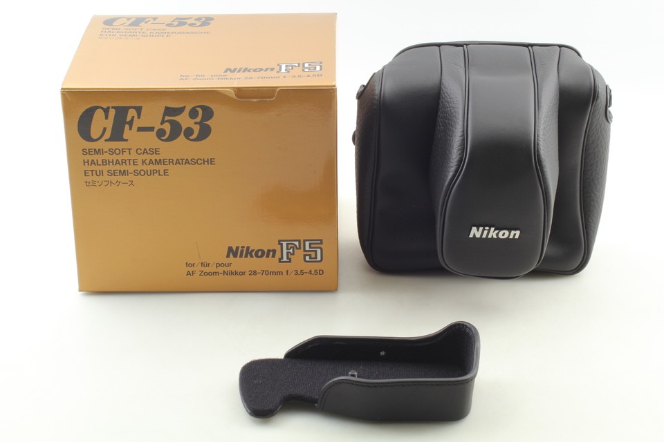 [Unused in Box] Nikon CF-53 Genuine Soft Leather Case For F5 from JAPAN ...