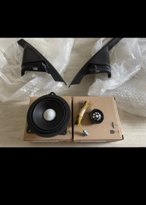 BMW E90 FRONT DOOR SPEAKER TWEETERS COVERS HARMAN KARDON TOP HIFI | eBay