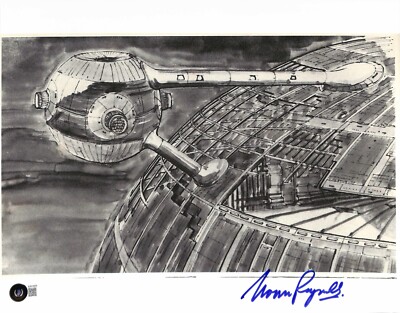 Norman Reynolds Star Wars Death Star Concept Art Signed 11x14 Photo ...