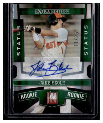 2010 Elite Extra Edition Signature Status Emerald Jake Skole Auto ...