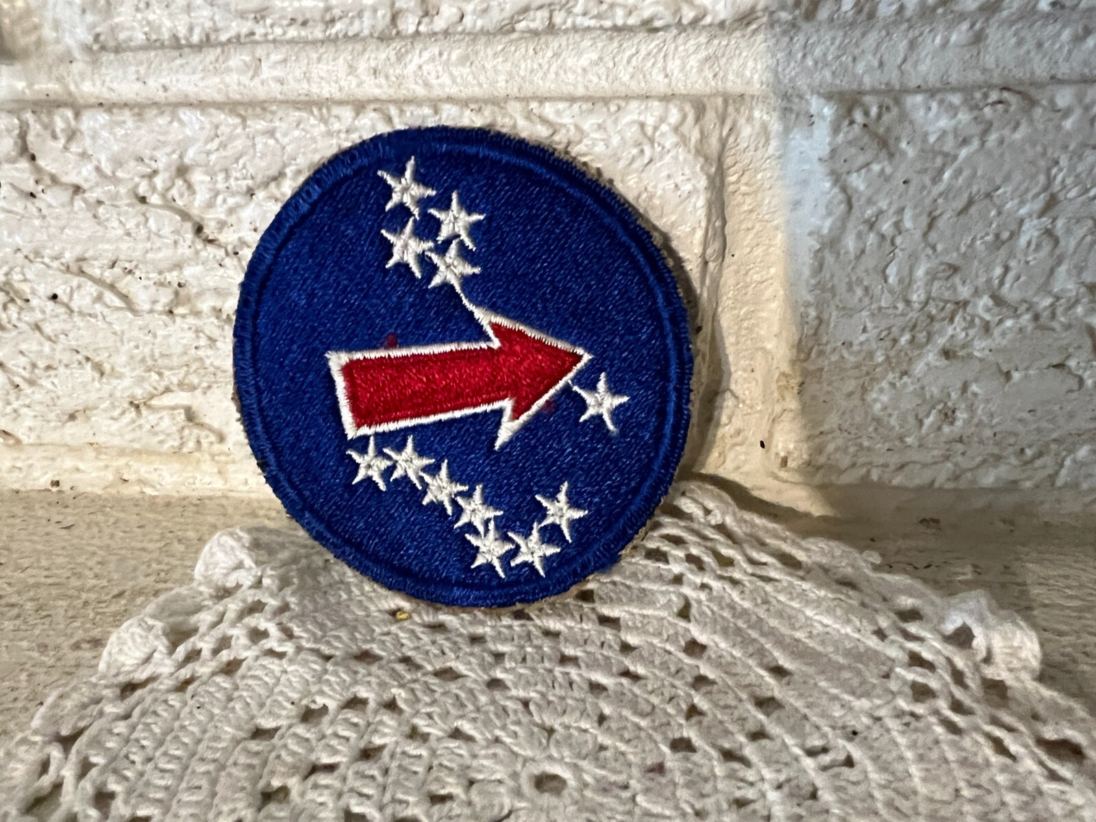 Vintage Patch WWII US Army Pacific USARPAC Insignia Arrow Stars Dipper 2 5/8" | eBay