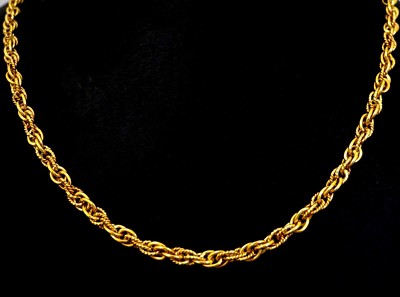 22 AUTHENTIC YELLOW GOLD FANCY MULTI LINK CHAIN UNIQUE DESIGN CHAIN ...
