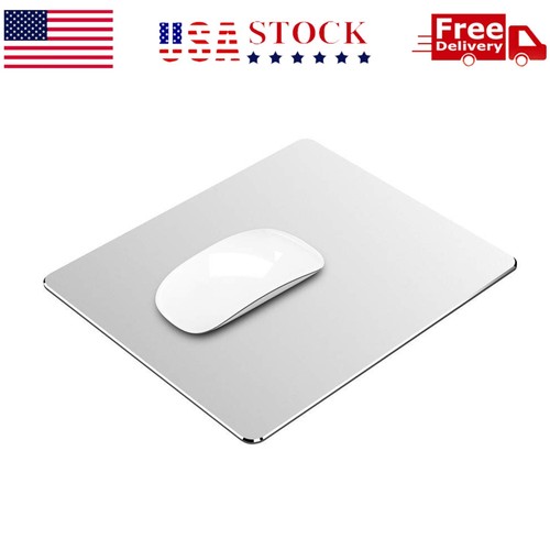 Aluminum Metal Mouse Pad Mat Smooth Magic Ultra Thin Double Side Mouse ...