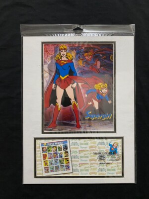 Supergirl DC Comics Stamp Art & Envelope 7/20/2006 USPS | eBay
