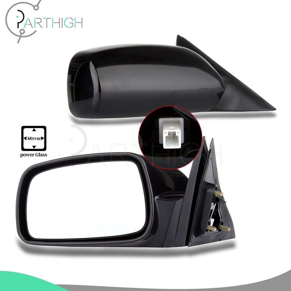 Black Power Side View Mirrors LH+RH Mirrors Pair Set For Toyota Camry ...