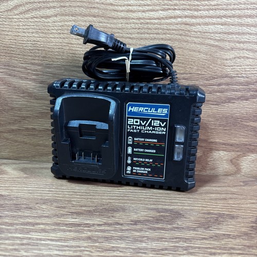 Hercules HC04 Lithium-ion Fast Battery Charger Multi Voltage 20V 12V | eBay