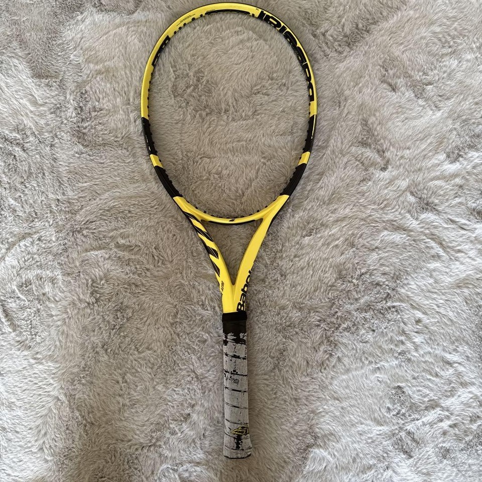 Babolat Pure Aero 2019 Tennis Racket 100sq in Yellow/Black Used | eBay