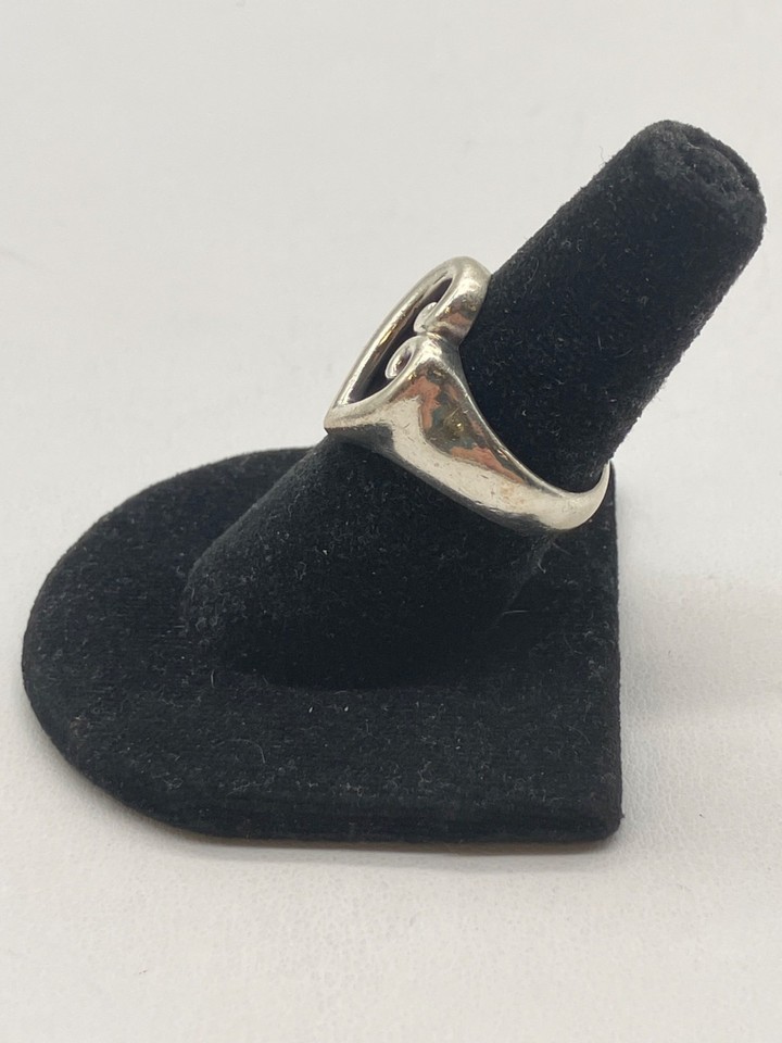 JAMES AVERY Sterling Silver Mother’s Love Heart Ring Sz 8 - 7.5g | eBay