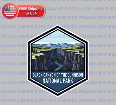 Black Canyon of the Gunnison National Park Vinyl Decal Sticker Window ...