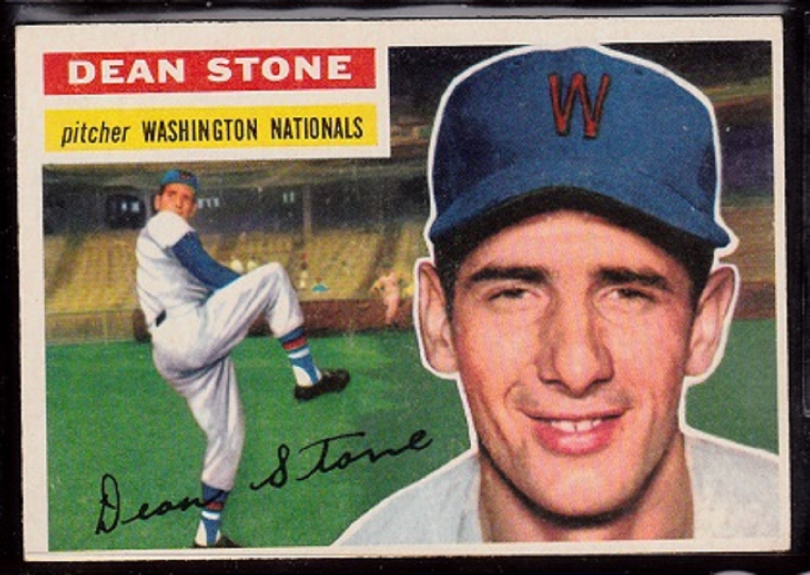 1956 TOPPS BASEBALL CARD #87 DEAN STONE WASHINGTON NATIONALS - EX+ | eBay