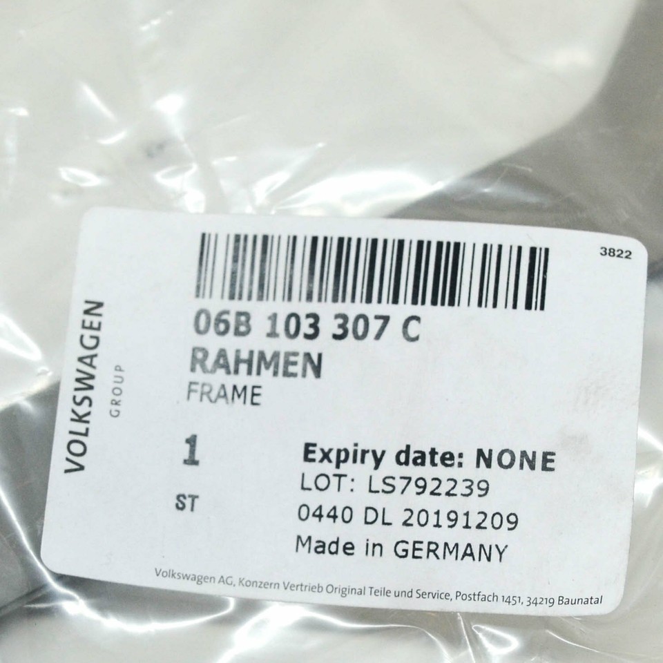 NEW AUDI A1 8X ENGINE OIL SUMP GASKET FRAME 06B103307C 06B-103-307-C | eBay