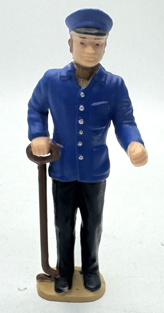 LGB ENGINEER BLUE MODEL TRAIN MAN FOR LOCOMOTIVE FIGURES FIGURINES G ...