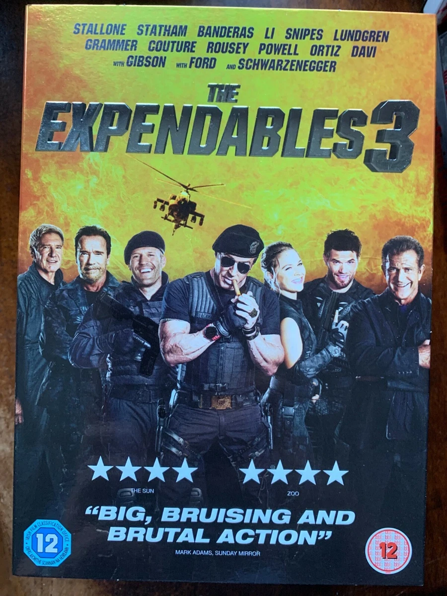 The Expendables 3 Dvd Poster