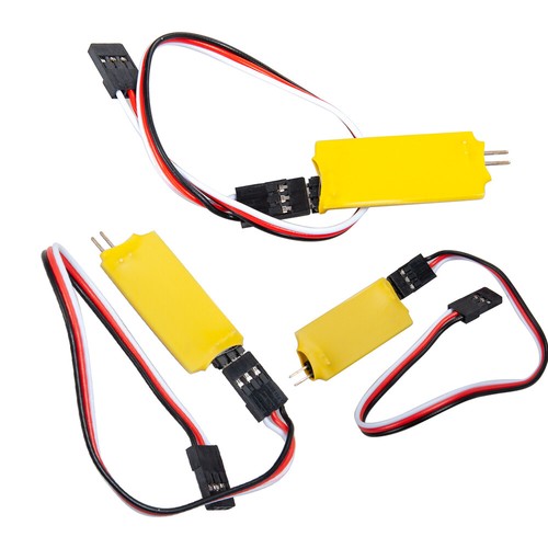 3Pcs RC Model Car Receiver Remote Single-Channel Controlled Lights ...