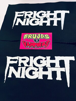 fright night horror patch color patches vampire , horror movie patches ...