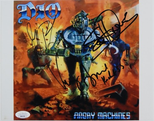 DIO JSA Signed Autograph Photo Vinny Apice Jeff Pilson Scott Warren | eBay