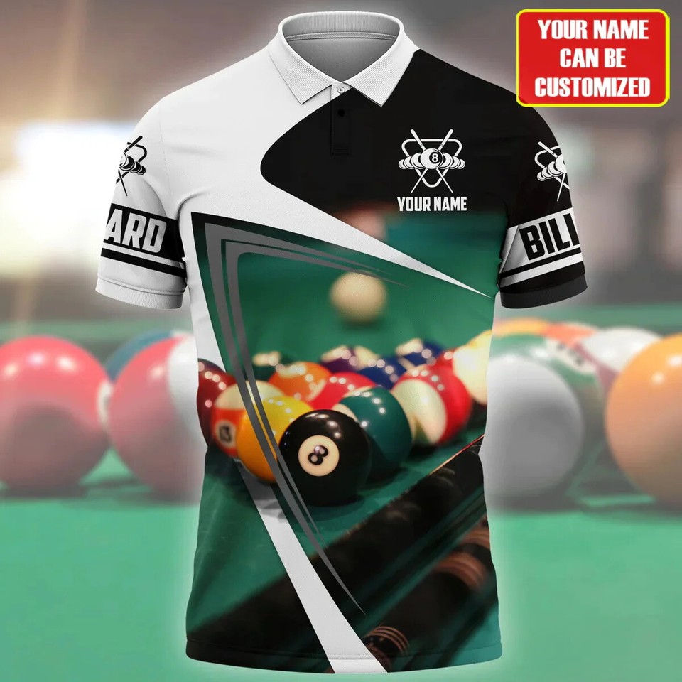 Billiards Shirt Pool Team Uniform Championship Personalised Name - AU ...