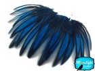 1 Dozen - Kingfisher Blue BLW Whiting Laced Hen Cape Feather Fly Tying ...