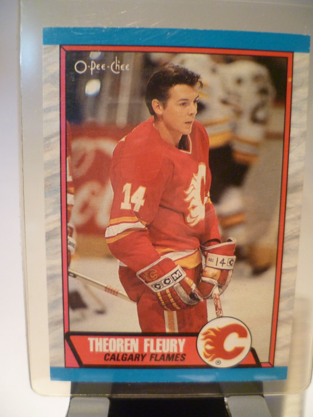 1989-90 OPC THEOREN FLEURY Rookie Trading Card #232 | eBay
