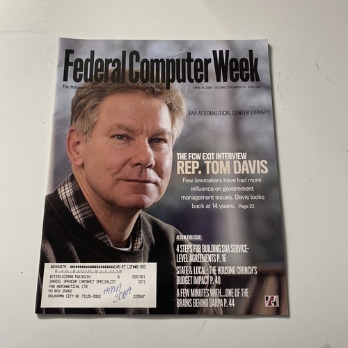 2008 Apr 21 Federal Computer Week Magazine Tom Davis (CP109) | eBay