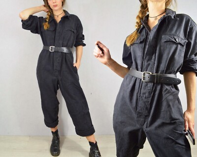 Vintage Cotton Boilersuit European Overalls NVA Army Workwear / Tankist ...