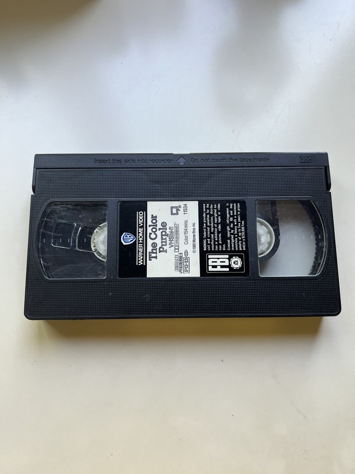 The Color Purple VHS Tape 1987 Whoopi Goldberg Steven Spielberg Danny ...