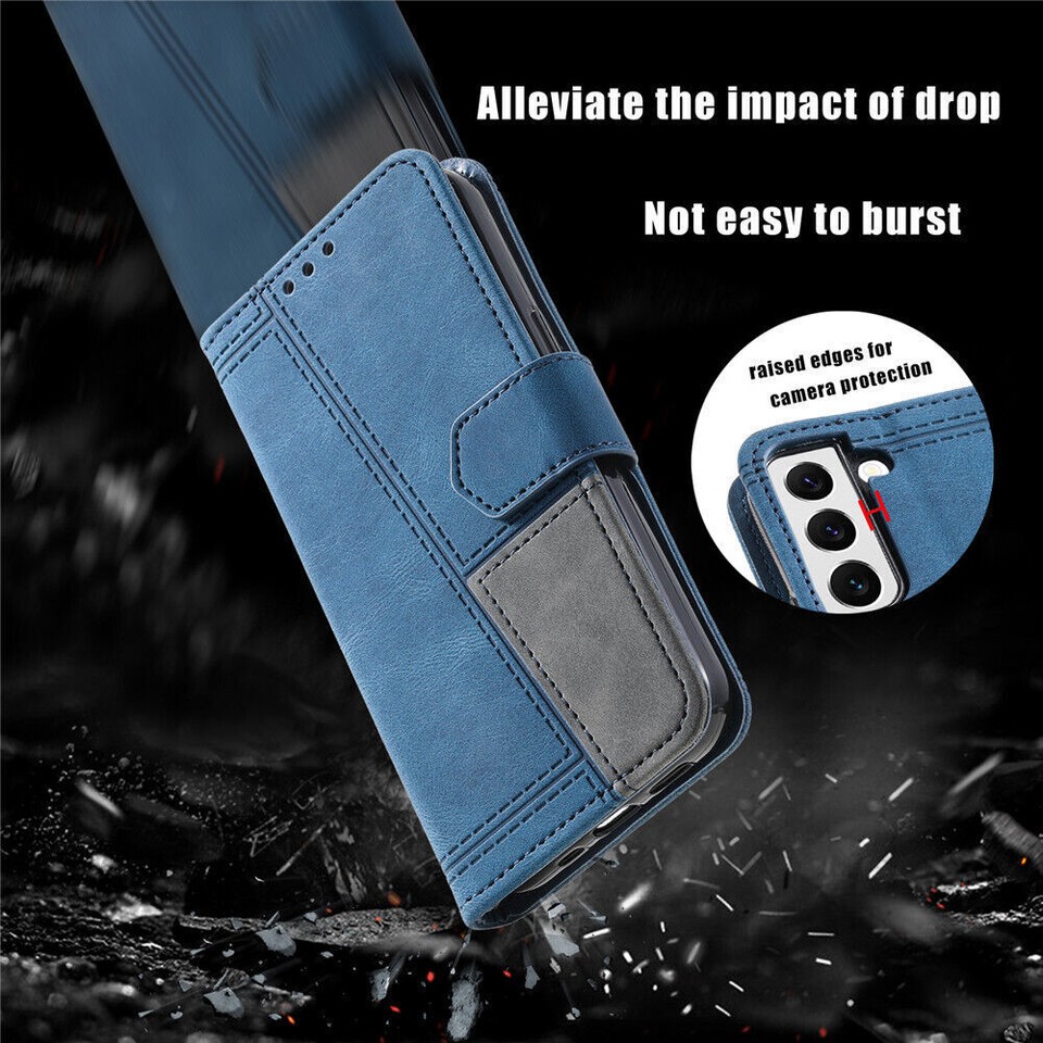 Flip Splice Leather Wallet Phone Case For Honor X6A X6B X8B X8C X9C 200 ...