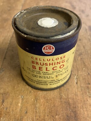 Vintage Belco Ford Consul Ivory Cellulose Brushing Paint | eBay UK