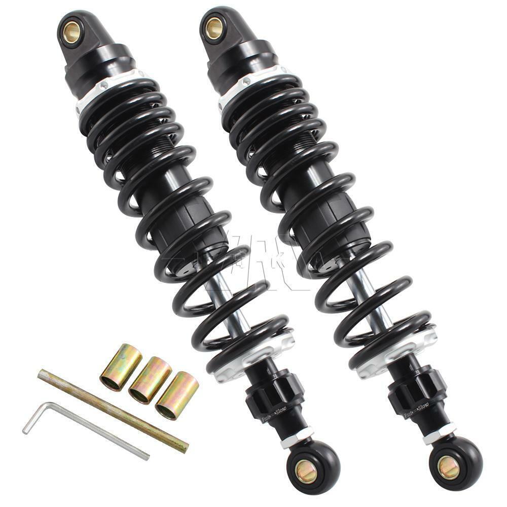 1 Pair Black 330mm 13" Motorcycle Rear Air Shocks Absorbers Suspension ...