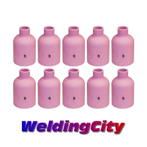 WeldingCity® 10-pk TIG Welding Large Gas Lens Ceramic Cup 57N75 #6 | US ...