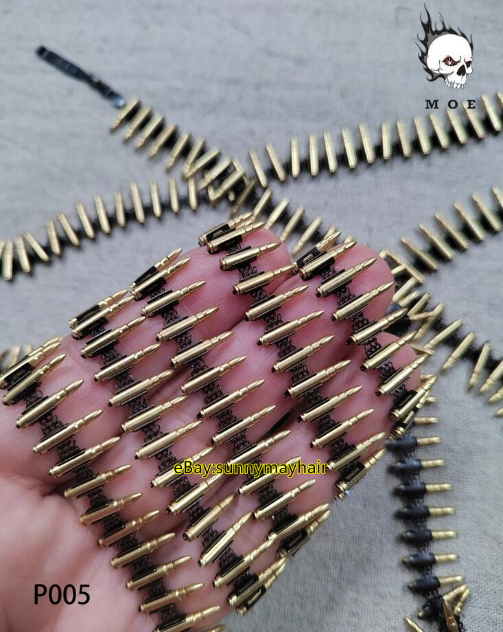 MOETOYS P005 1/6 WWII German MG42 MG34 Metal Machine Bullets Chain For ...