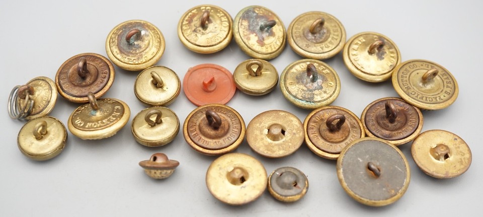 Indian Wars - WWI Army Buttons Lot Of 20 by Horstmann, Pacific Button ...